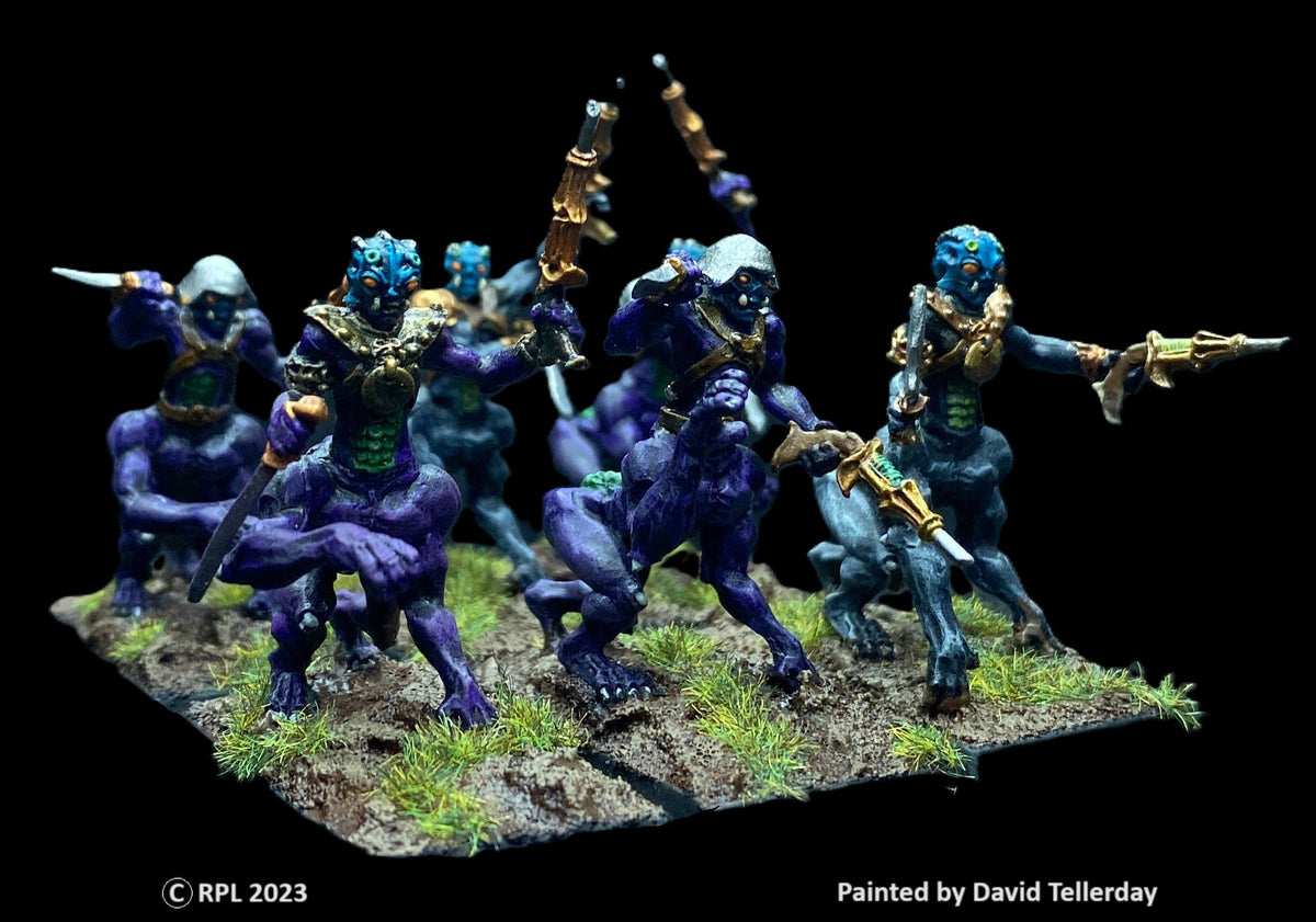 99-1243: Wastelander Centaurs with Swords and Pistols [6] – Ral Partha Legacy