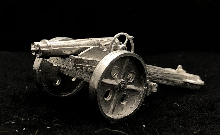 49-5341: 4 Barrel Hotchkiss Revolving Cannon on Percy Scott Field Carr ...