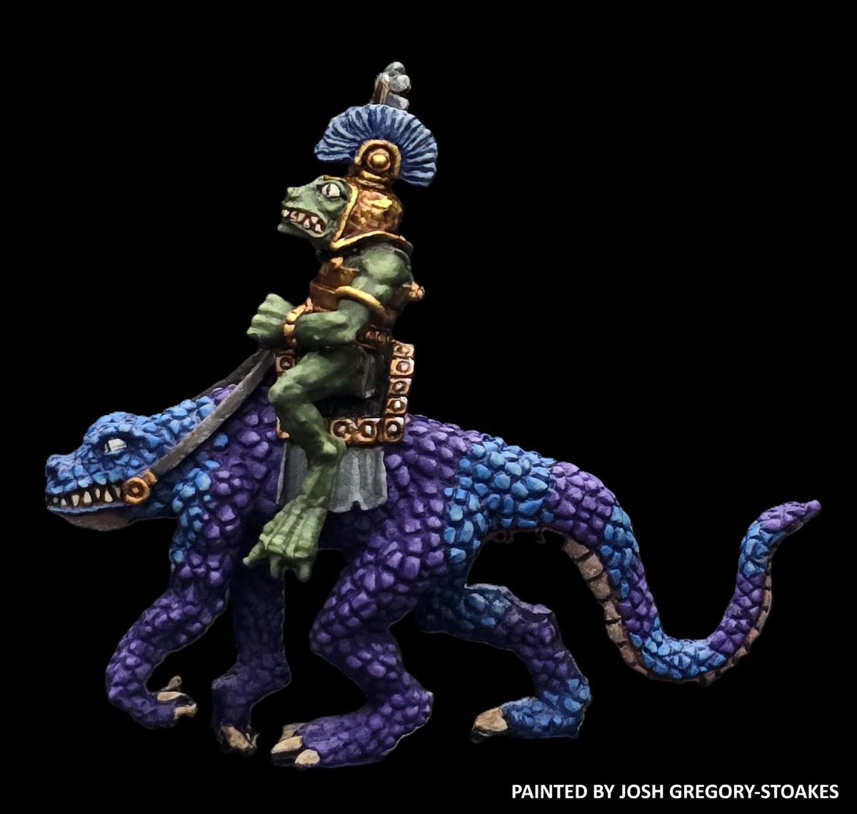 50-6872/48-0687: Tenoch Lizard Cavalry with Macahuitl [Rider and Mount ...