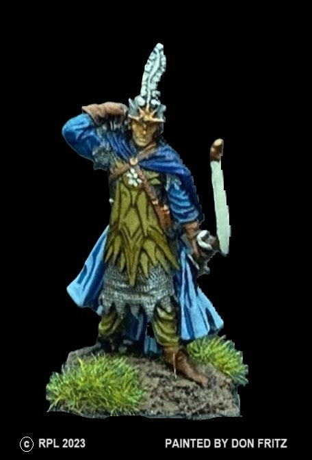 50-9052: Heavily Armored Elf Archer, Comet Pattern – Ral Partha Legacy