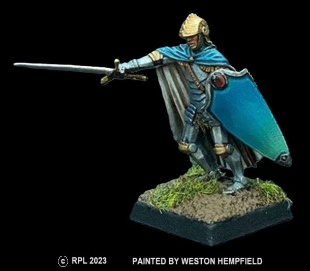 50-9173: Elf Commander, Heavily Armored – Ral Partha Legacy