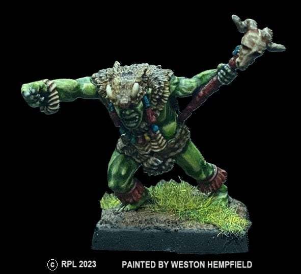 51-9091: Goblin Shaman with Staff – Ral Partha Legacy