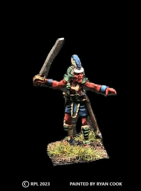 58-1233: Royal Martian with Pistol Holstered, Sword Raised, Pointing ...