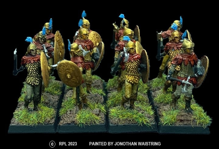 98-2814: Thunderbolt Elf Light Infantry with Axes [12] – Ral Partha Legacy