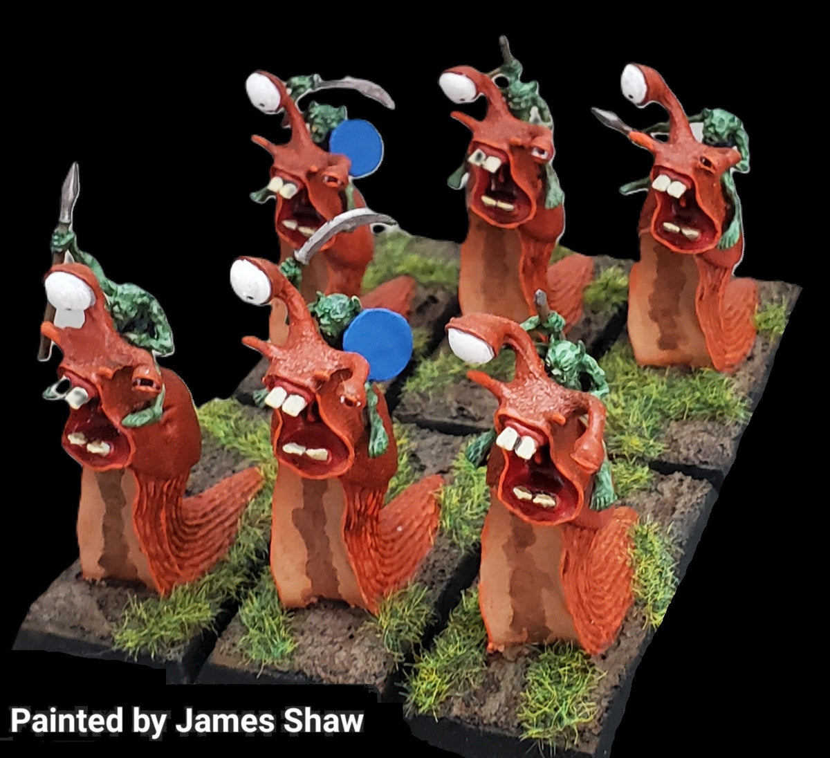 98-3160: Goblin Slug Riders [6] – Ral Partha Legacy