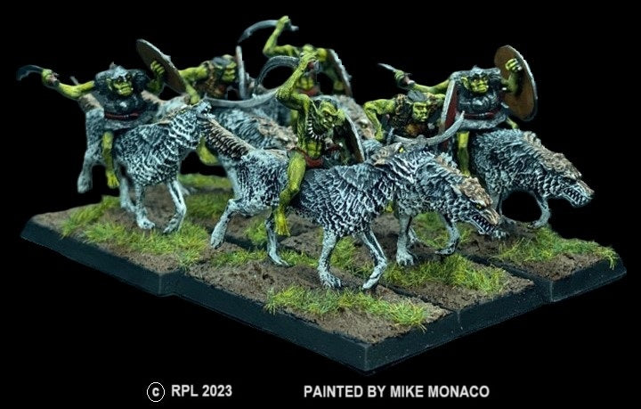 98-4951: Mountain Goblin Cavalry with Swords [6] – Ral Partha Legacy