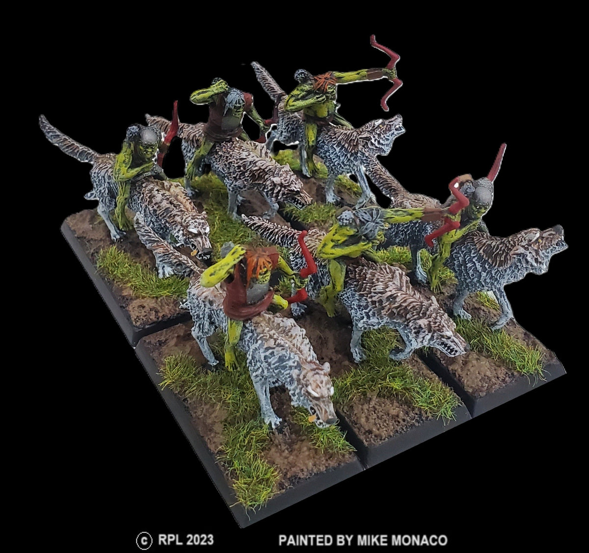 98-4956: Mountain Goblin Cavalry Archers [6] – Ral Partha Legacy