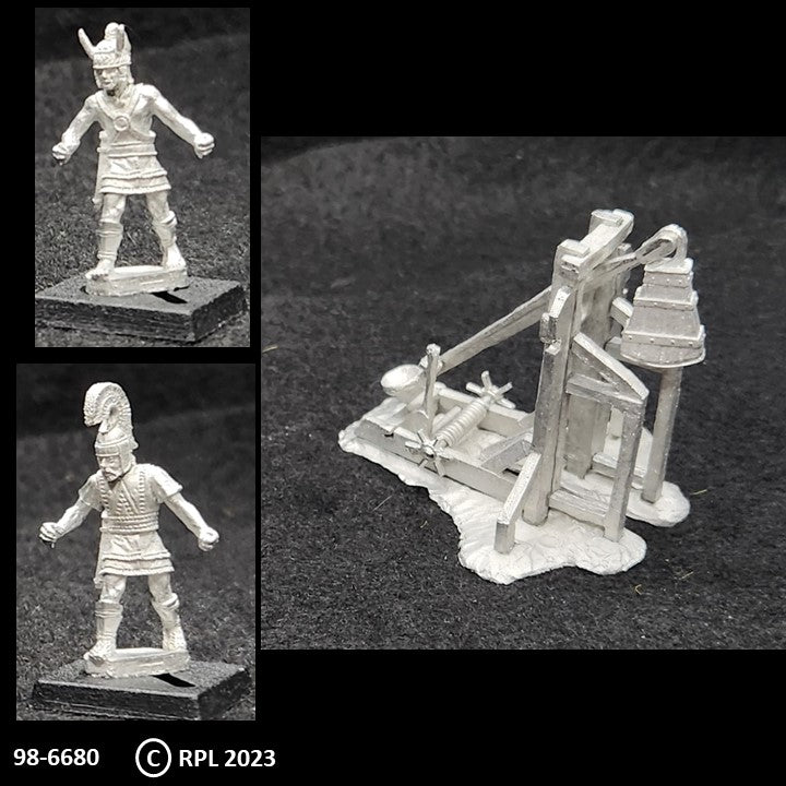 98-6680: Trojan Trebuchet and Crew [1] – Ral Partha Legacy