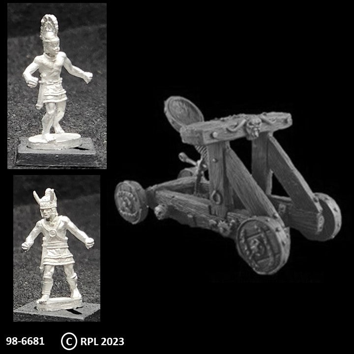 98-6681: Trojan Catapult and Crew [1] – Ral Partha Legacy