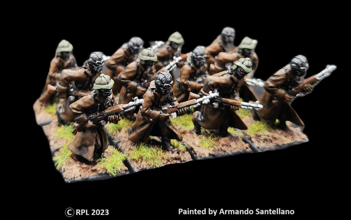 99-2209: Sentry Infantry with Automatic Rifles [12] – Ral Partha Legacy