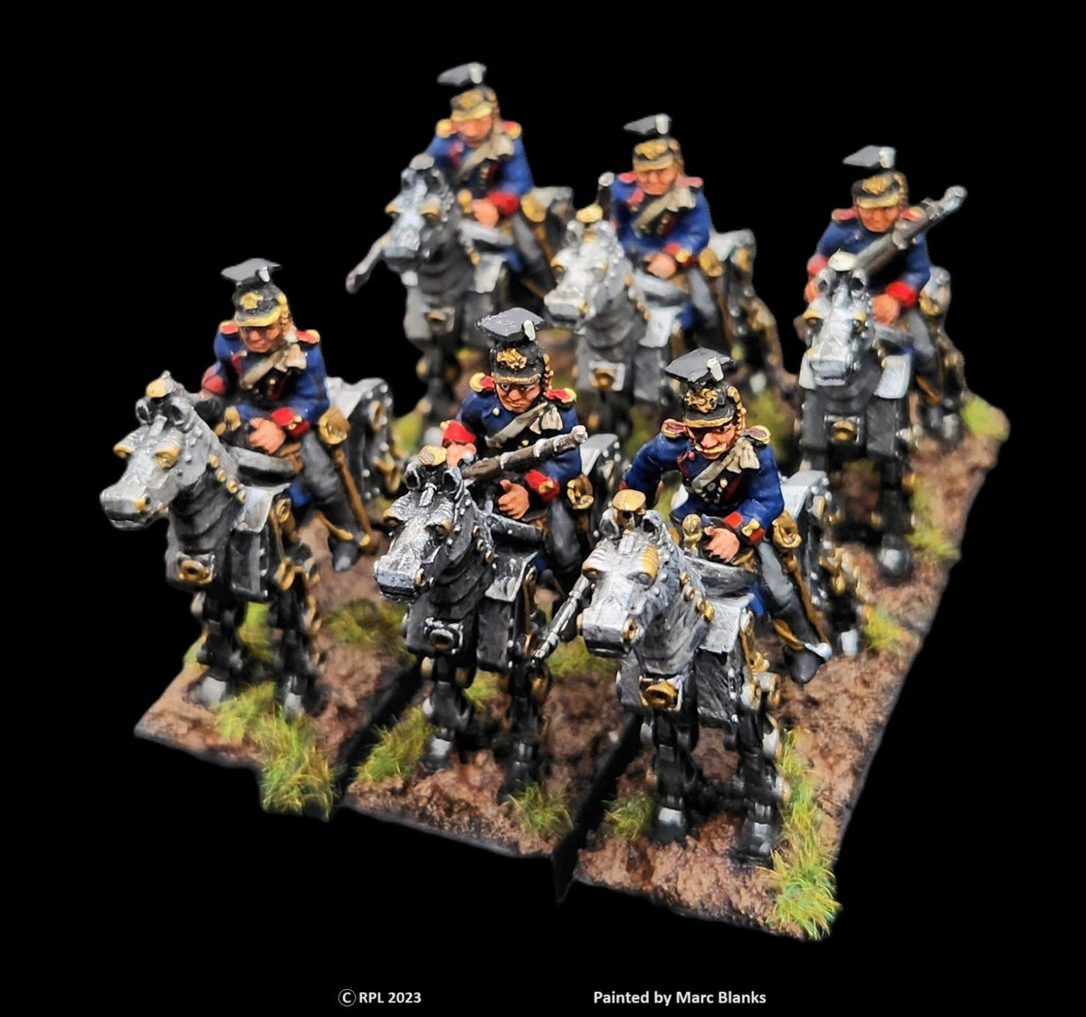 99-3222: Victorian Prussian Mechanical Cavalry [6] – Ral Partha Legacy