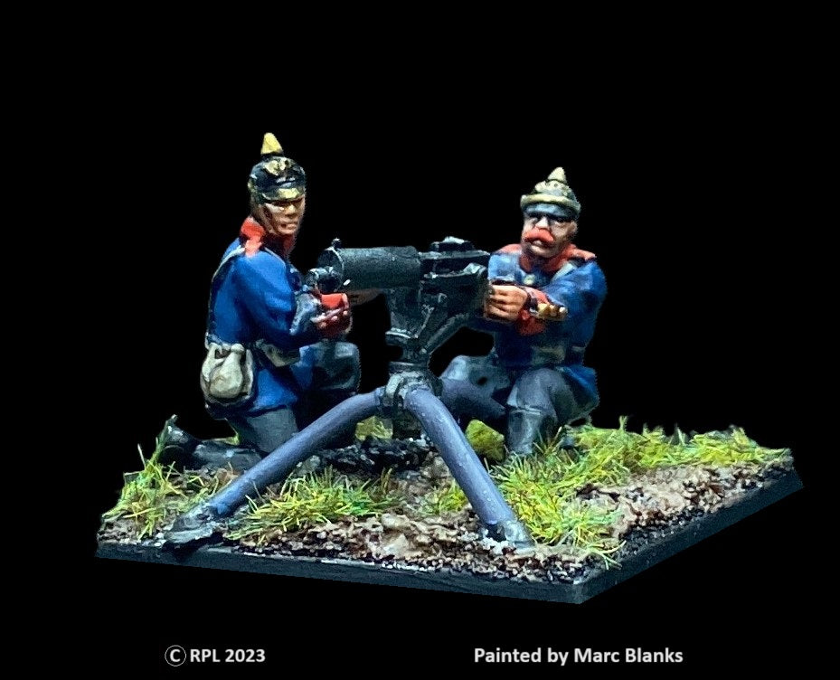 99-3231: Victorian Prussisan Machine Gun Team [1] – Ral Partha Legacy