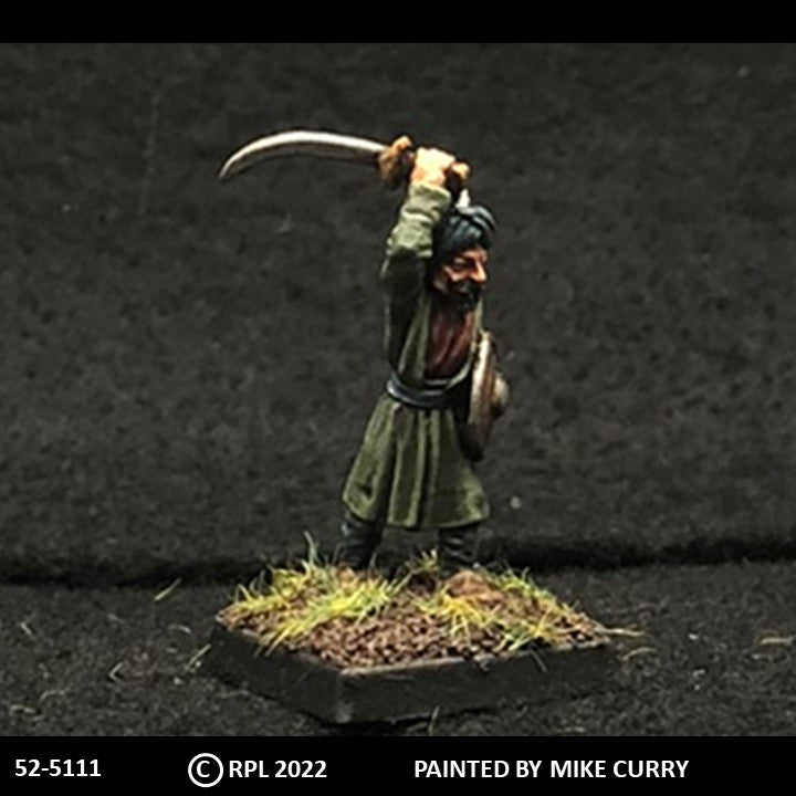 52-5111: Ottoman Infantryman, with Scimitar – Ral Partha Legacy