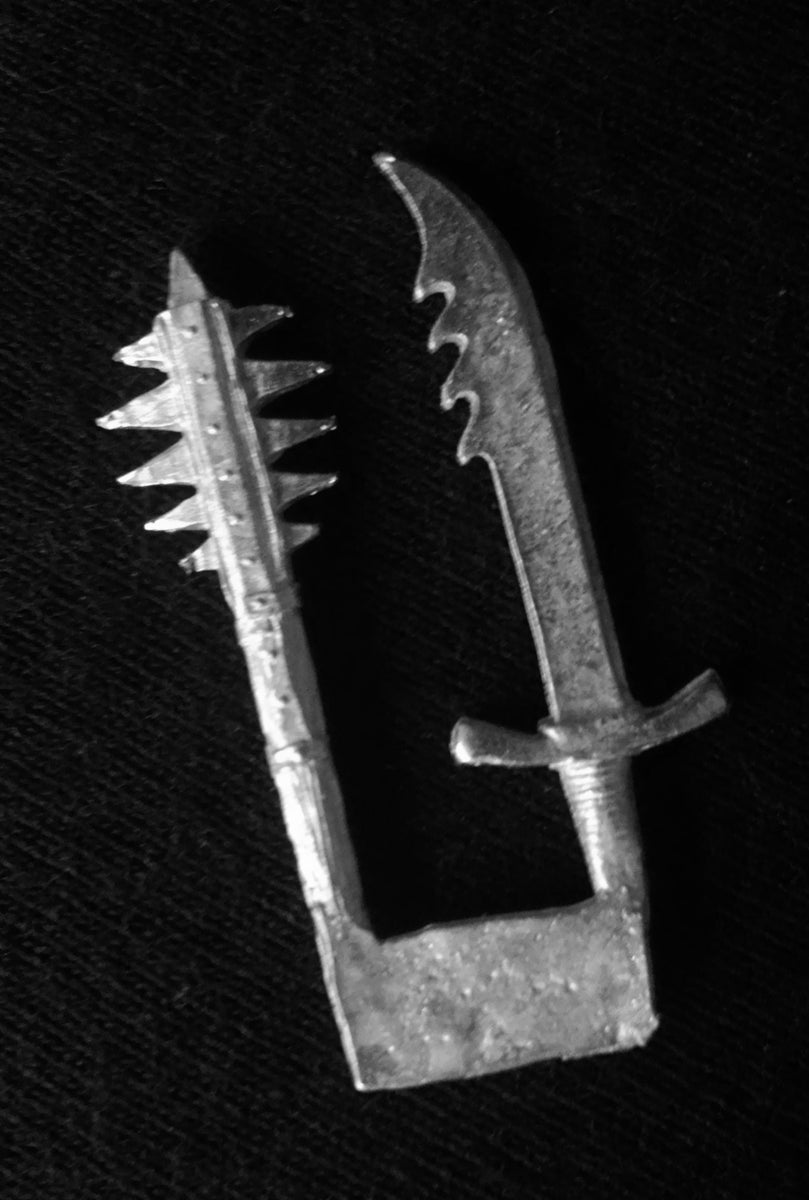 97-0884: Giant Scimitar and Spiked Club – Ral Partha Legacy