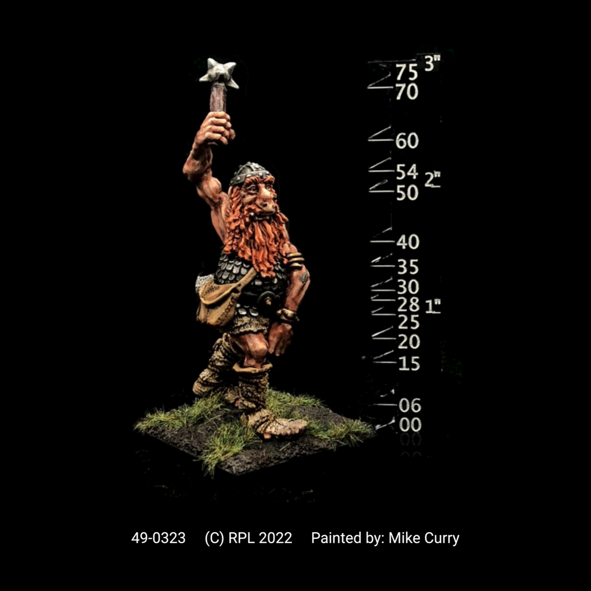 49-0323: Hill Giant, Club Overhead, Advancing – Ral Partha Legacy